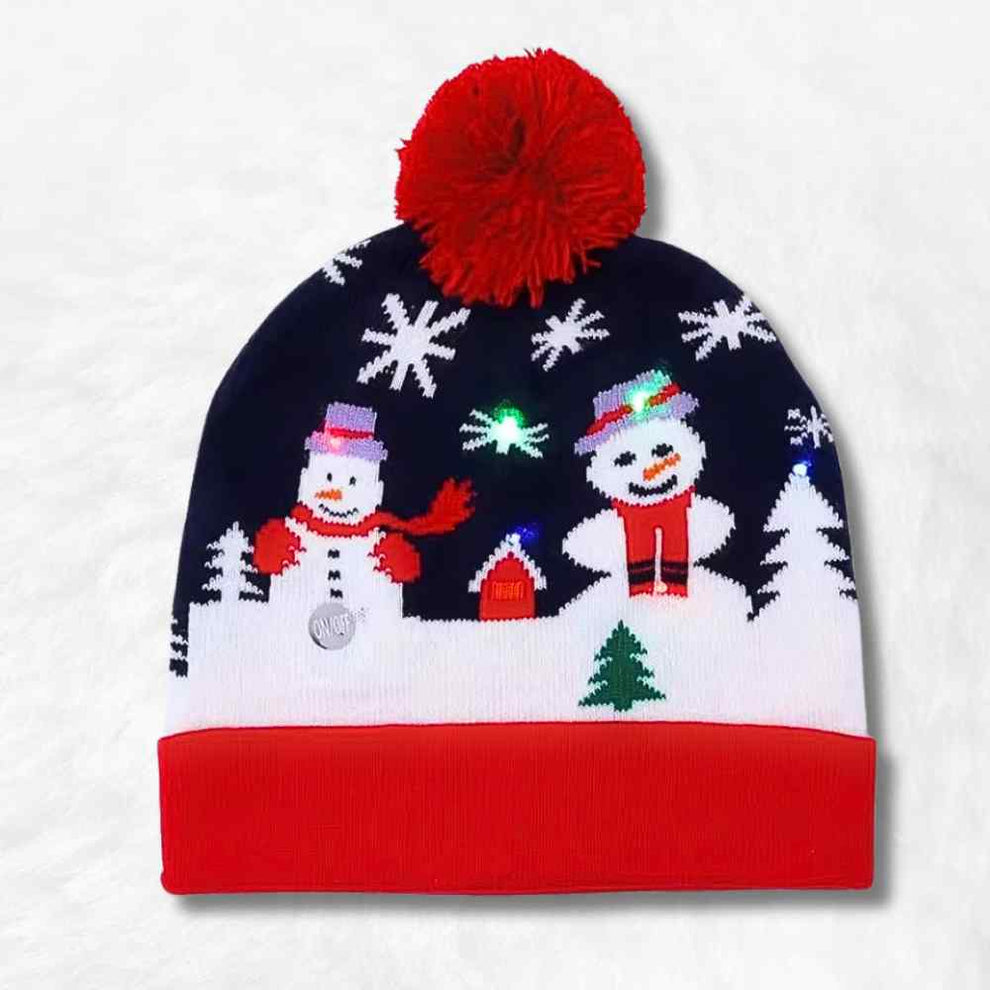 Bonnet de Noël Original Bonhomme de Neige Style 100% – Le Bob